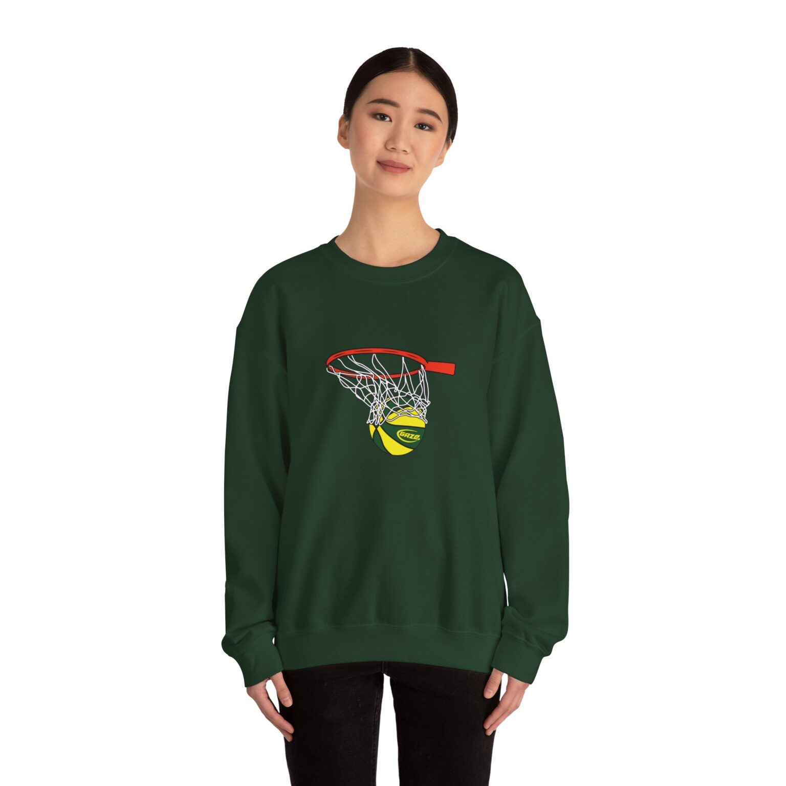 Hoop Logo Crewneck Sweatshirt – Gaze Website